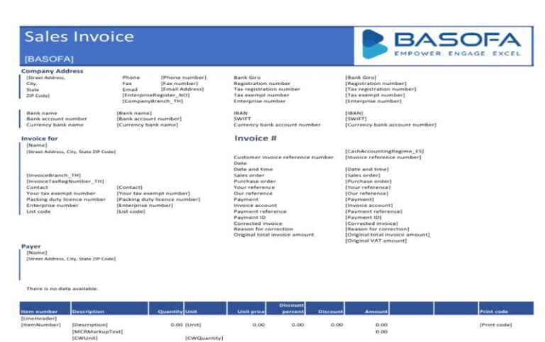 D365 F&O: Electronic Reporting (ER) - BASOFA